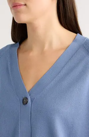EMME V-neck Button-front Cardigan