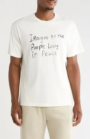 MUSEUM OF PEACE & QUIET Imagine Graphic T-shirt - White