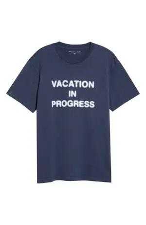 MUSEUM OF PEACE & QUIET Vip Graphic T-shirt - Navy