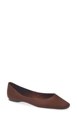Mango Ebro Square Toe Flat