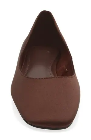 Mango Ebro Square Toe Flat