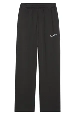 MUSEUM OF PEACE & QUIET Wordmark Waffle Stitch Pants