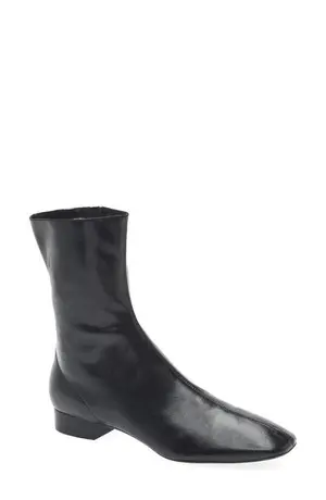 Jeffrey Campbell Oliver Faux Leather Bootie - Black