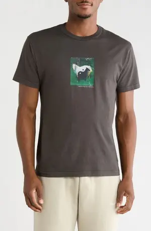 MUSEUM OF PEACE & QUIET Pasture Graphic T-shirt - Black
