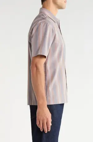 Brixton Cru Relaxed Fit Short Sleeve Shirt
