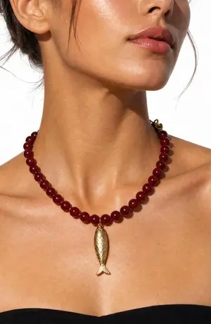 MACRAE & CO. Paradise Found Fish Pendant Necklace