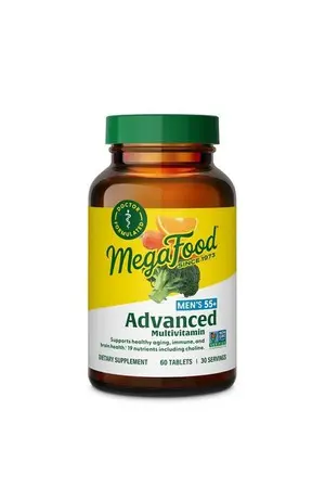MEGAFOOD Advanced Multivitamin For 55+, Doctor Formulated, Vegetarian