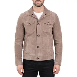 MACEOO Suede Leather Jacket