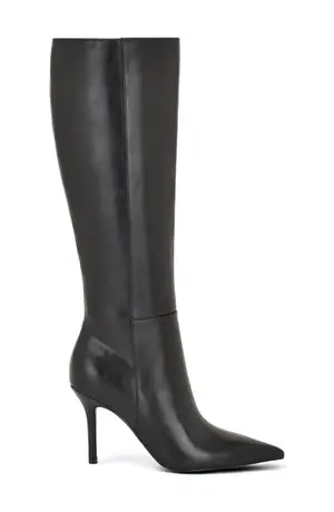 Nine West Gerty Wide Calf Knee High Boot - Blk02