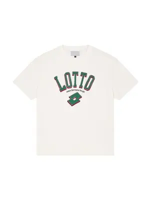 LOTTO Legends Live Here Short Sleeve T-shirt - Cream