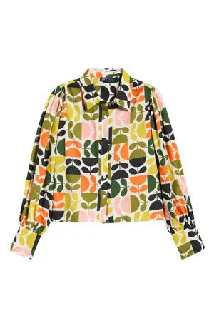 APNY Puff Sleeve Cotton Shirt