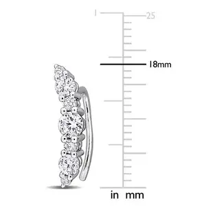 JULIANNA B. Lab-grown Diamond Climber Earrings