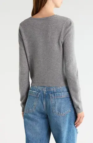 PACSUN Marley Cardigan - Heather Grey