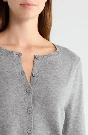 PACSUN Marley Cardigan - Heather Grey