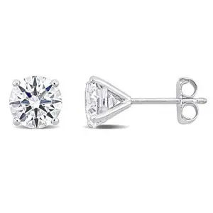 JULIANNA B. Lab-grown Diamond Stud Earrings - Platinum