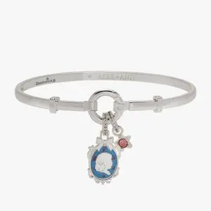 ALEX AND ANI American Girl® Kirsten 'brave' Tension Bangle - Silver