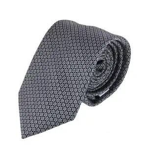 ASCENTIX Micro Flowers Necktie - Black
