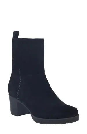 Josef Seibel Gloria 10 Leather Bootie - Black