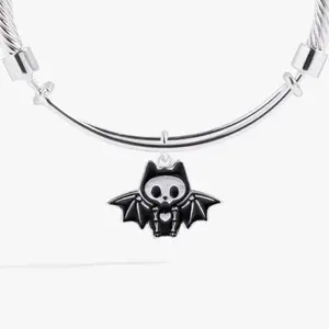 ALEX AND ANI Bat Skeleton Bangle Bracelet