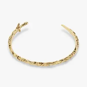 ALEX AND ANI Illyrian Sword & Shadows Cuff Bracelet - Gold
