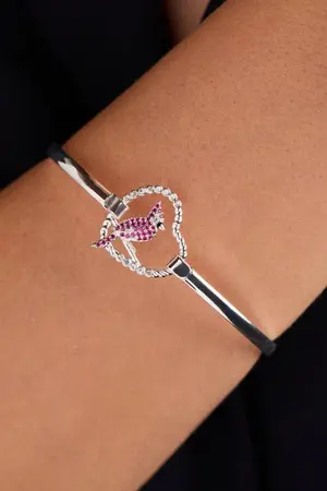 ALEX AND ANI Cardinal Bangle