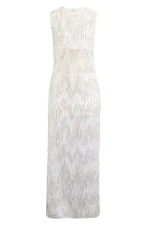 Shona Joy Viva Sequin Detail Sleeveless Maxi Gown