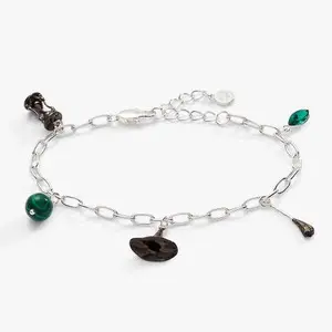 ALEX AND ANI The Wizard Of Oz Wicked Witch Charm Bracelet - Silver