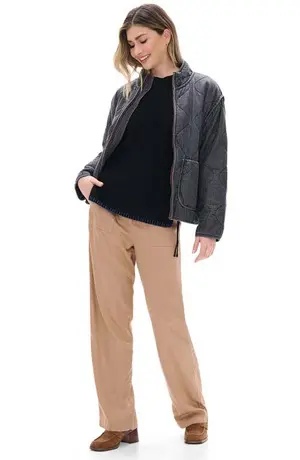 HATLEY Side Zip Raglan Sweater