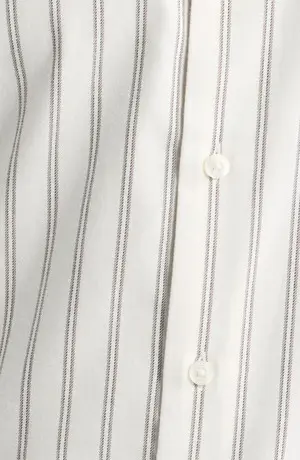 BOSS Emero Striped Long Sleeve Button-up Shirt - Natural