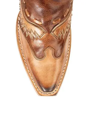 FREEBIRD Wayne Leather Western Boot - Cognac Multi