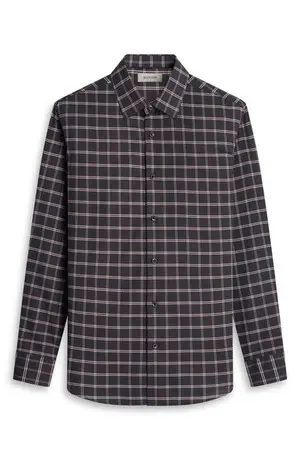 Bugatchi Julian Plaid Cotton And Cashmere Shirt
