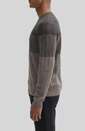 Robert Barakett Chevron Wool Blend Sweater - Espresso