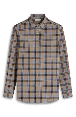 Bugatchi Julian Plaid Cotton Button Up Shirt