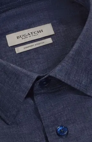 Bugatchi Julian Long Sleeve Button Up Shirt