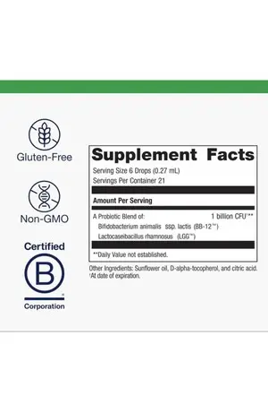 METAGENICS Ultraflora Baby Probiotic Digestive Support Drop