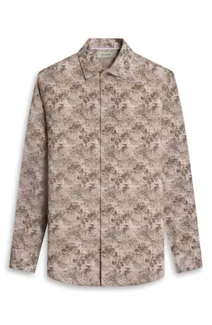 Bugatchi Julian Floral Long Sleeved Button Down Shirt