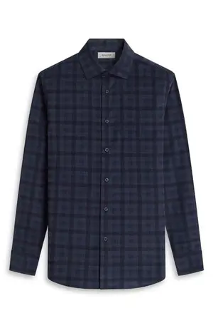 Bugatchi Axel Shaped Fit Long Sleeve Button Up Shirt