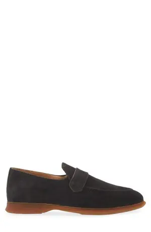 John Varvatos Thompson Keeper Penny Loafer - Dk Charcoal