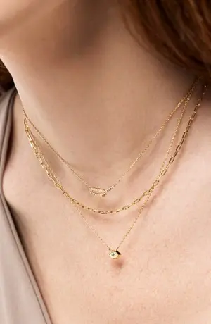 ANA LUISA Walker Hexagonal Pendant Necklace