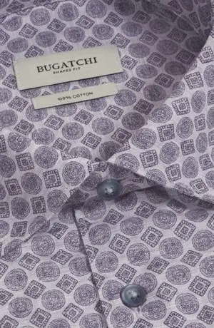 Bugatchi Alvin Shaped Fit Long Sleeve Shirt