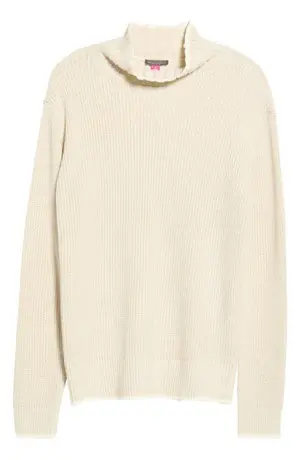 Vince Camuto Mixed Stitch Turtleneck Sweater