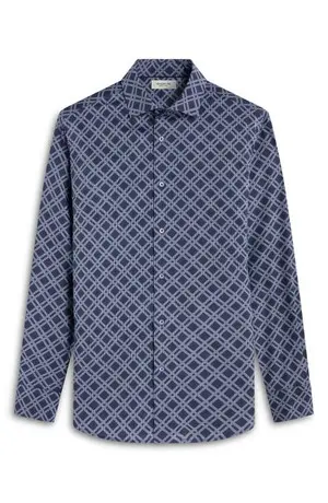 Bugatchi Axel Geometric Long Sleeve Shirt