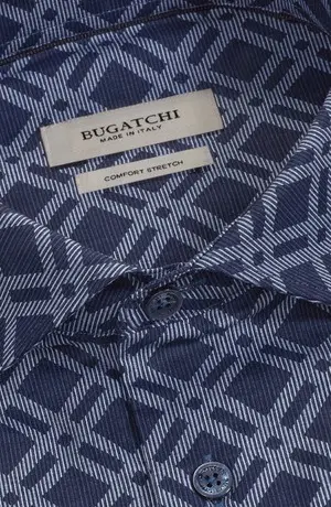 Bugatchi Axel Geometric Long Sleeve Shirt