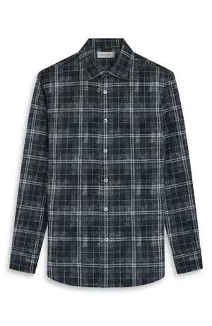 Bugatchi Axel Plaid Long Sleeve Shaped Shirt