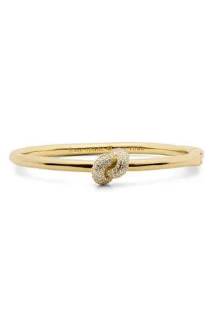 Kate Spade New York Pavé Knot Hinge Bangle