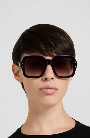 Carrera Eyewear 3104/s 55mm Gradient Square Sunglasses