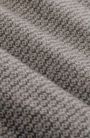 Bugatchi Alvin Shaped Fit Geo Print Button-up Shirt