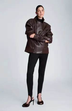 KENNETH COLE Pintucked Stirrup Leggings