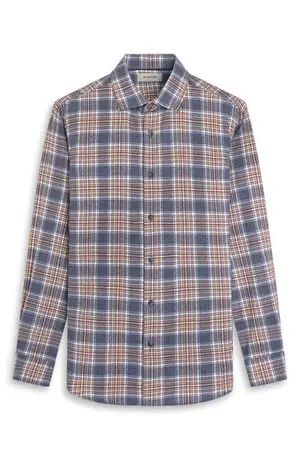 Bugatchi Axel Shaped Fit Plaid Button-up Shirt