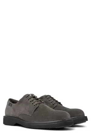 Camper Norman Plain Toe Derby - Dark Gray